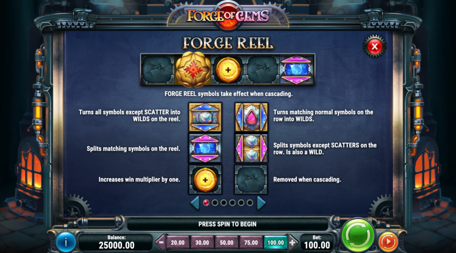 Forge of Gems machine à sous – Play’n Go | Jouez gratuitement