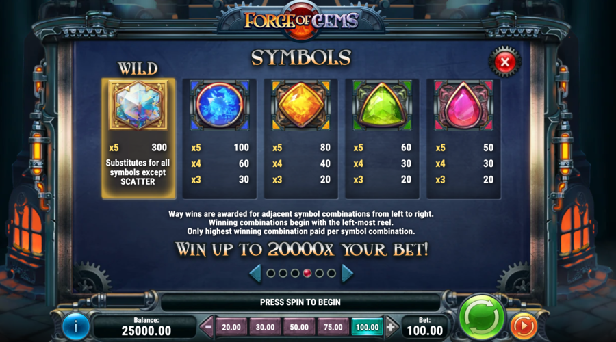 Forge of Gems machine à sous – Play’n Go | Jouez gratuitement